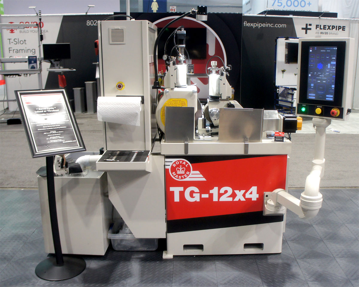 TG-12x4 Basic Thrufeed - Royal Master Grinders